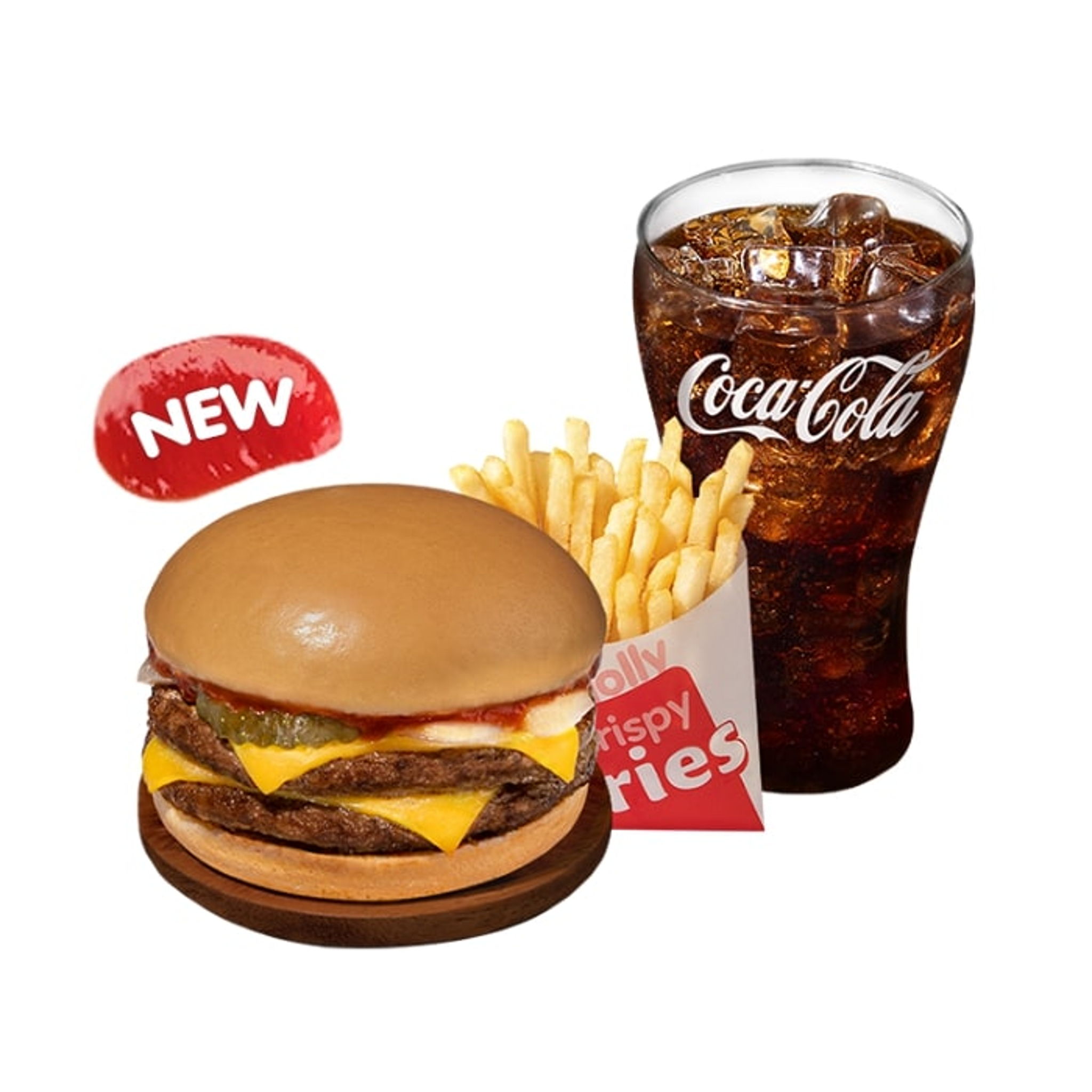 Double Special Cheesy Yumburger w/ Fries & Drink | Burgers Near Me ...