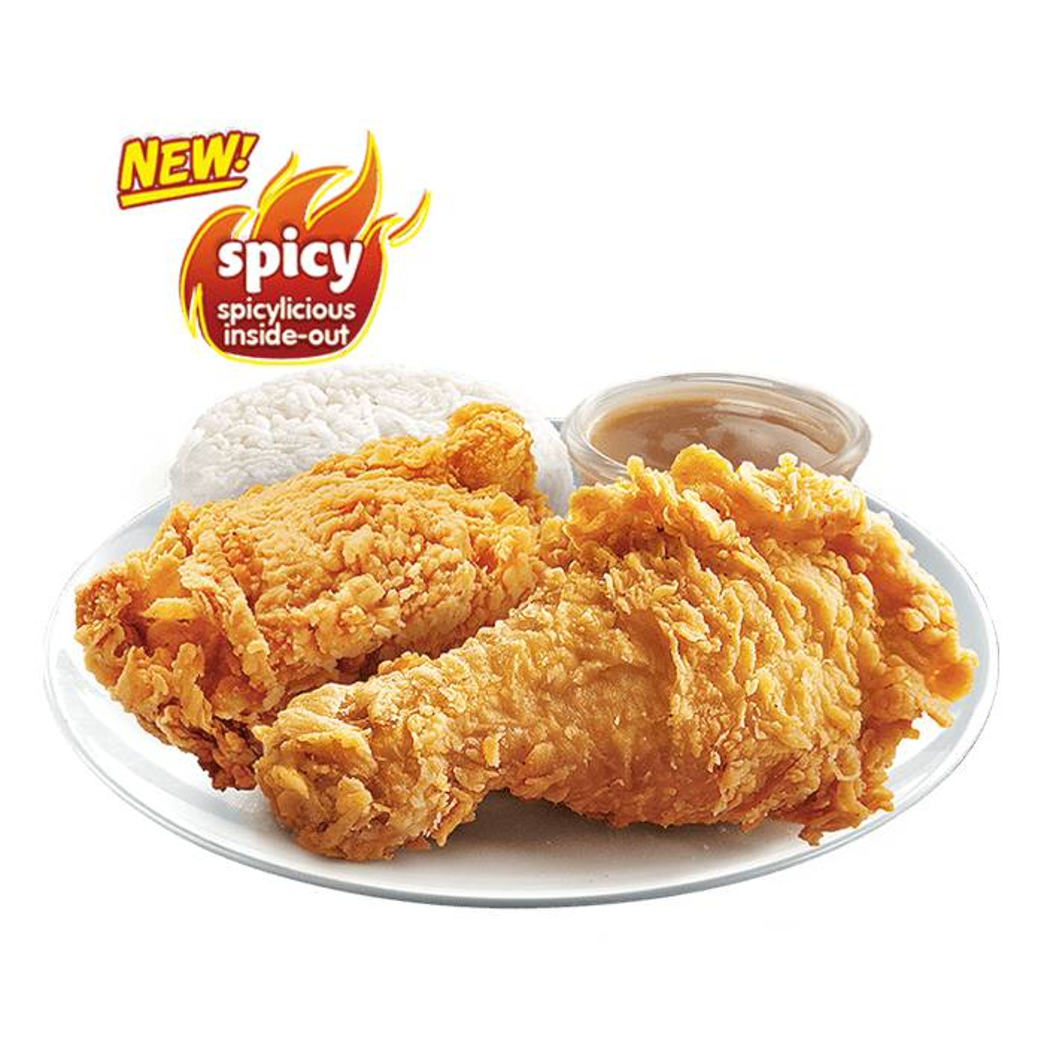 2 - pc. Chickenjoy New Spicy Solo | Chickenjoy Near Me | Jollibee ...